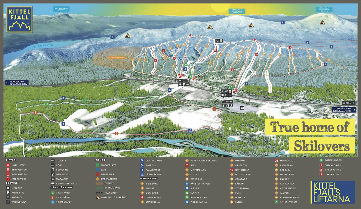 Vårt skidsystem - Kittelfjäll